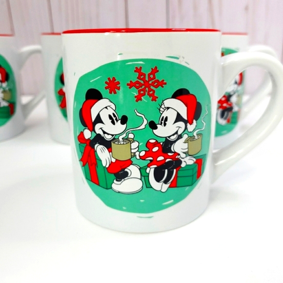 Disney | Holiday | Disney Mickey And Minnie Mouse Holiday Christmas Mug ...